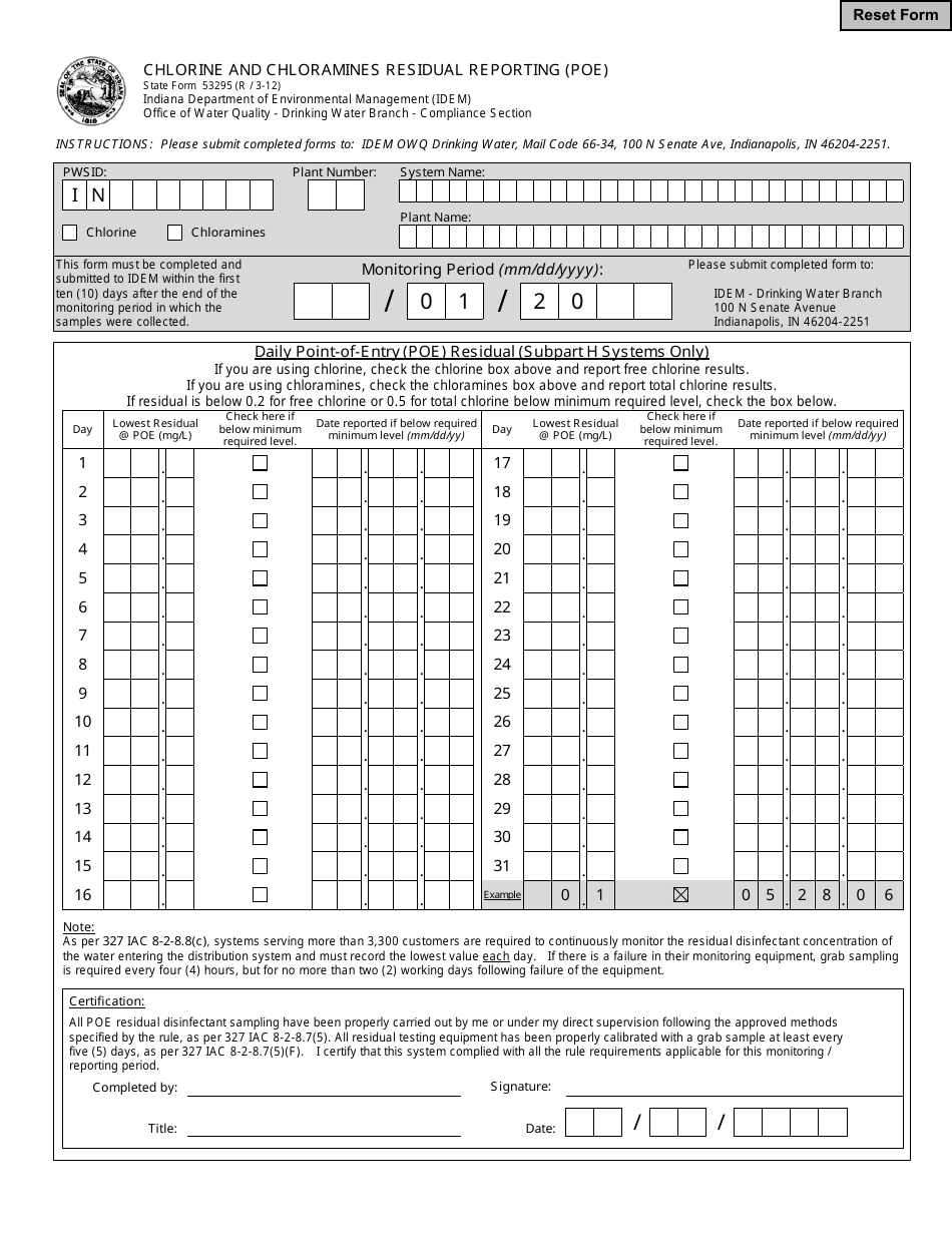 State Form 53295 - Fill Out, Sign Online and Download Fillable PDF ...