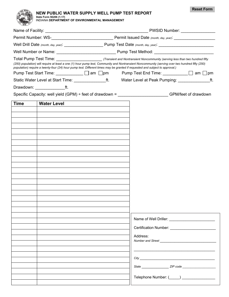 State Form 56206 - Fill Out, Sign Online and Download Fillable PDF ...