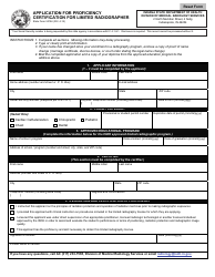 State Form 205 Download Fillable PDF or Fill Online Application for ...