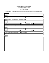 Kansas Fraud Reporting Form - Fill Out, Sign Online and Download PDF ...