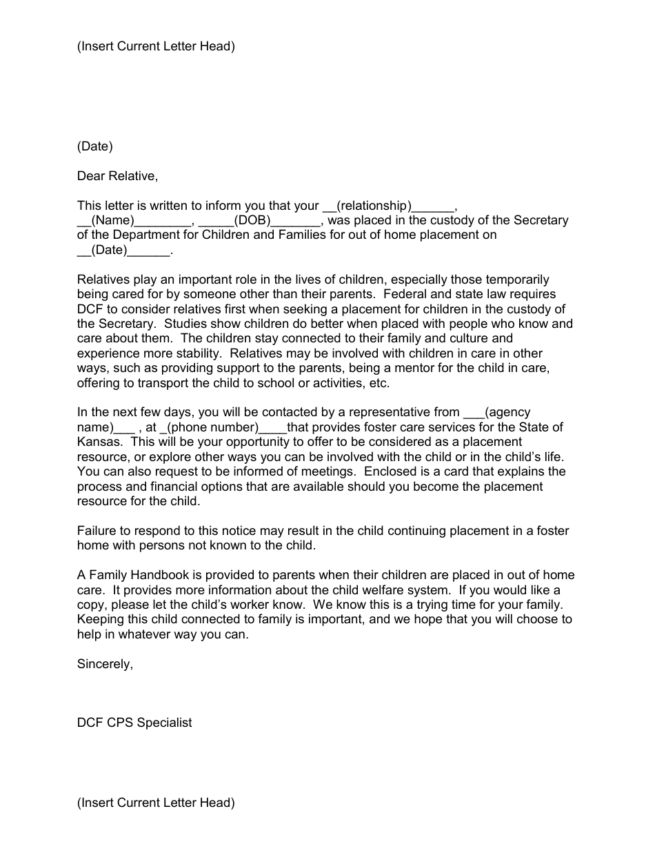 Form PPS5125 - Fill Out, Sign Online and Download Printable PDF, Kansas ...