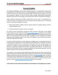 Download Instructions for Form TC20-24 Congestion Mitigation Air ...