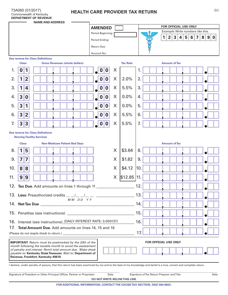 Form 73A060 - Fill Out, Sign Online and Download Printable PDF ...