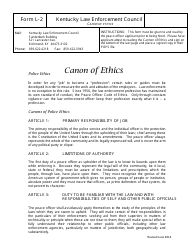 Form L-2 - Fill Out, Sign Online and Download Printable PDF, Kentucky | Templateroller