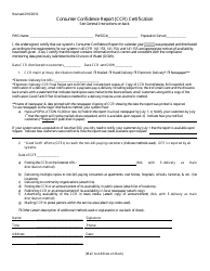 Kentucky Consumer Confidence Report (Ccr) Certification - Fill Out ...