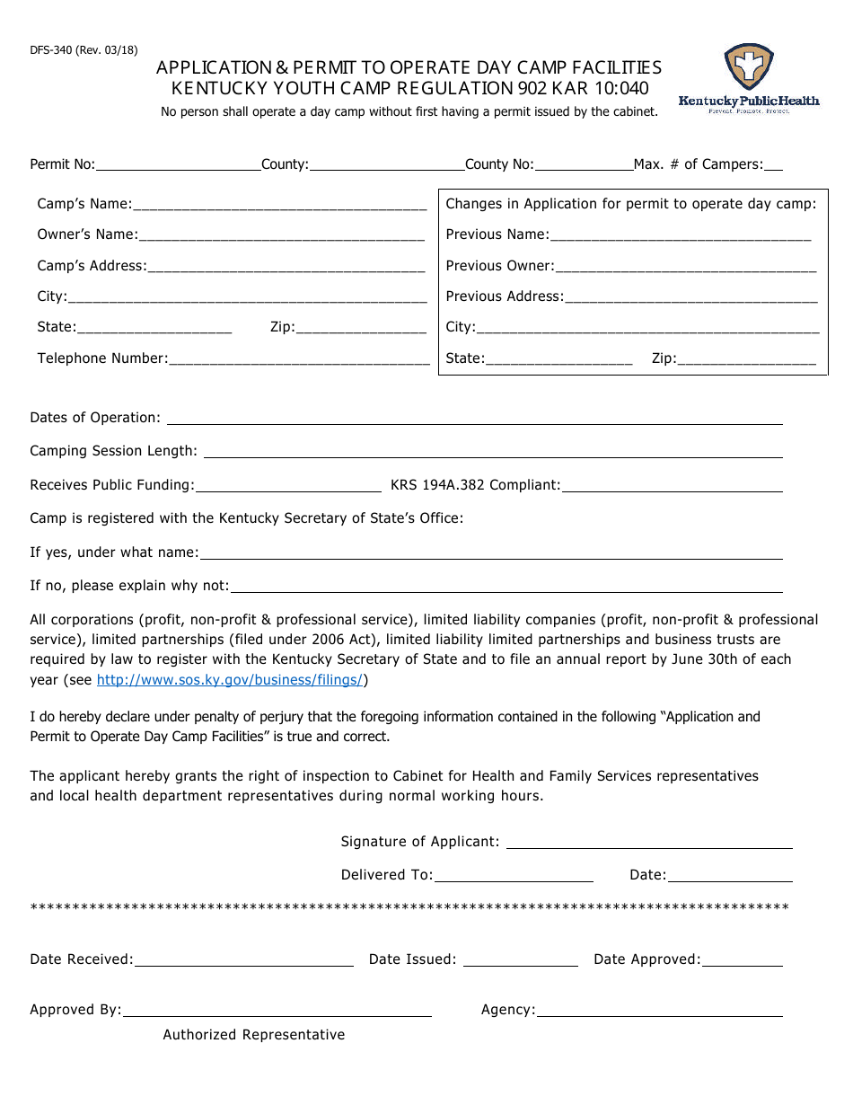 Form DFS-340 - Fill Out, Sign Online and Download Printable PDF ...