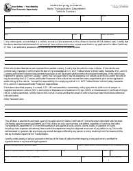 Form ITD3410 Download Fillable PDF or Fill Online Indemnifying ...