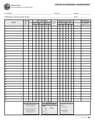 Form IOCI15-337 Download Printable PDF or Fill Online Vision Screening ...