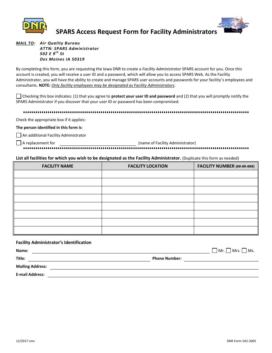 DNR Form 542-2005 - Fill Out, Sign Online and Download Fillable PDF ...