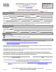 DNR Form 542-1386 - Fill Out, Sign Online and Download Fillable PDF ...