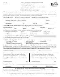 Form CCL.009 Download Printable PDF or Fill Online Certificate of ...