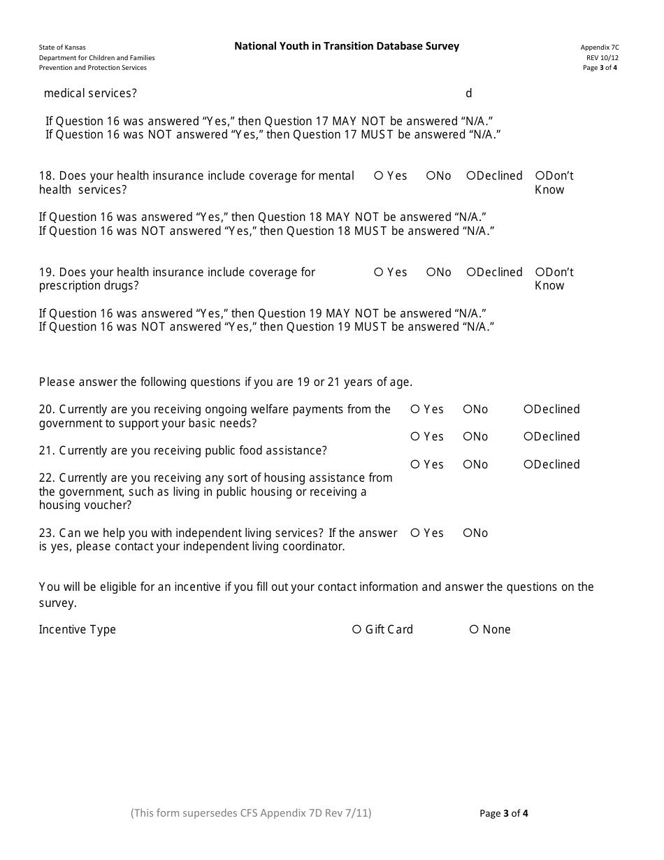 Appendix 7C Download Printable PDF or Fill Online National Youth in ...