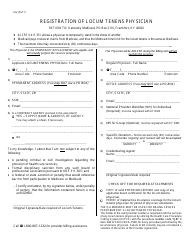 Kentucky Registration of Locum Tenens Physician - Fill Out, Sign Online ...