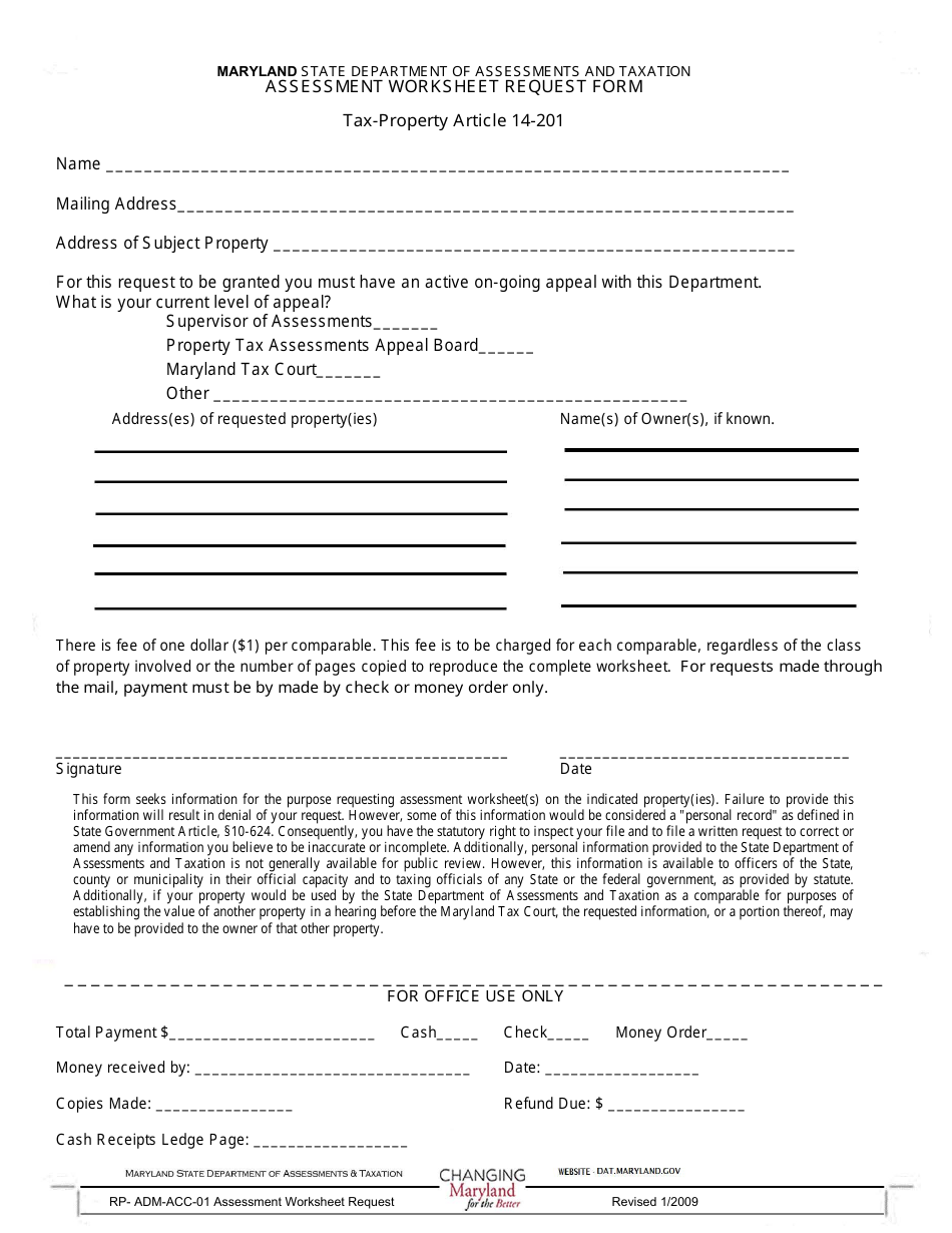 Form RP-ADM-ACC-01 - Fill Out, Sign Online and Download Fillable PDF ...