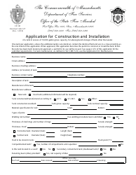 Form FP-006 Download Printable PDF or Fill Online Application for ...