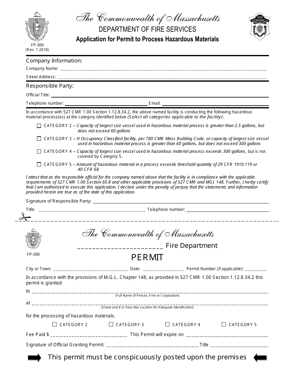 Form FP-300 - Fill Out, Sign Online and Download Printable PDF ...