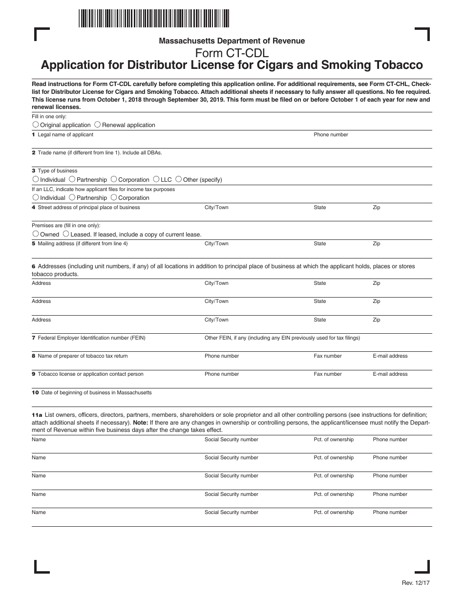 Form CT-CDL - Fill Out, Sign Online and Download Printable PDF ...