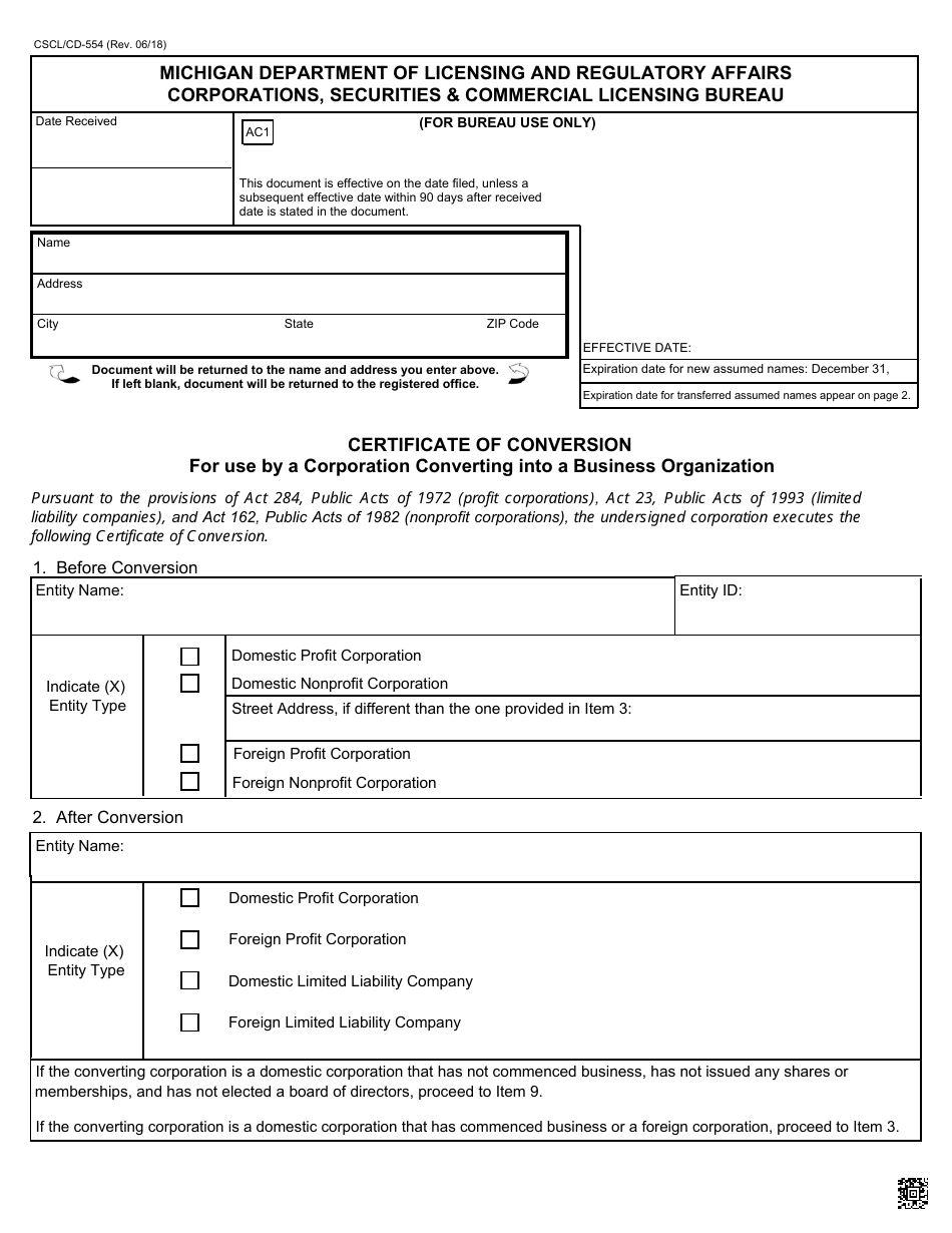 Form CSCL/CD-554 - Fill Out, Sign Online and Download Fillable PDF ...