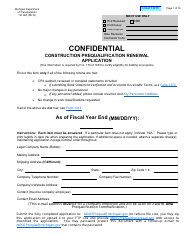 Form 5107 Download Fillable PDF or Fill Online Construction ...