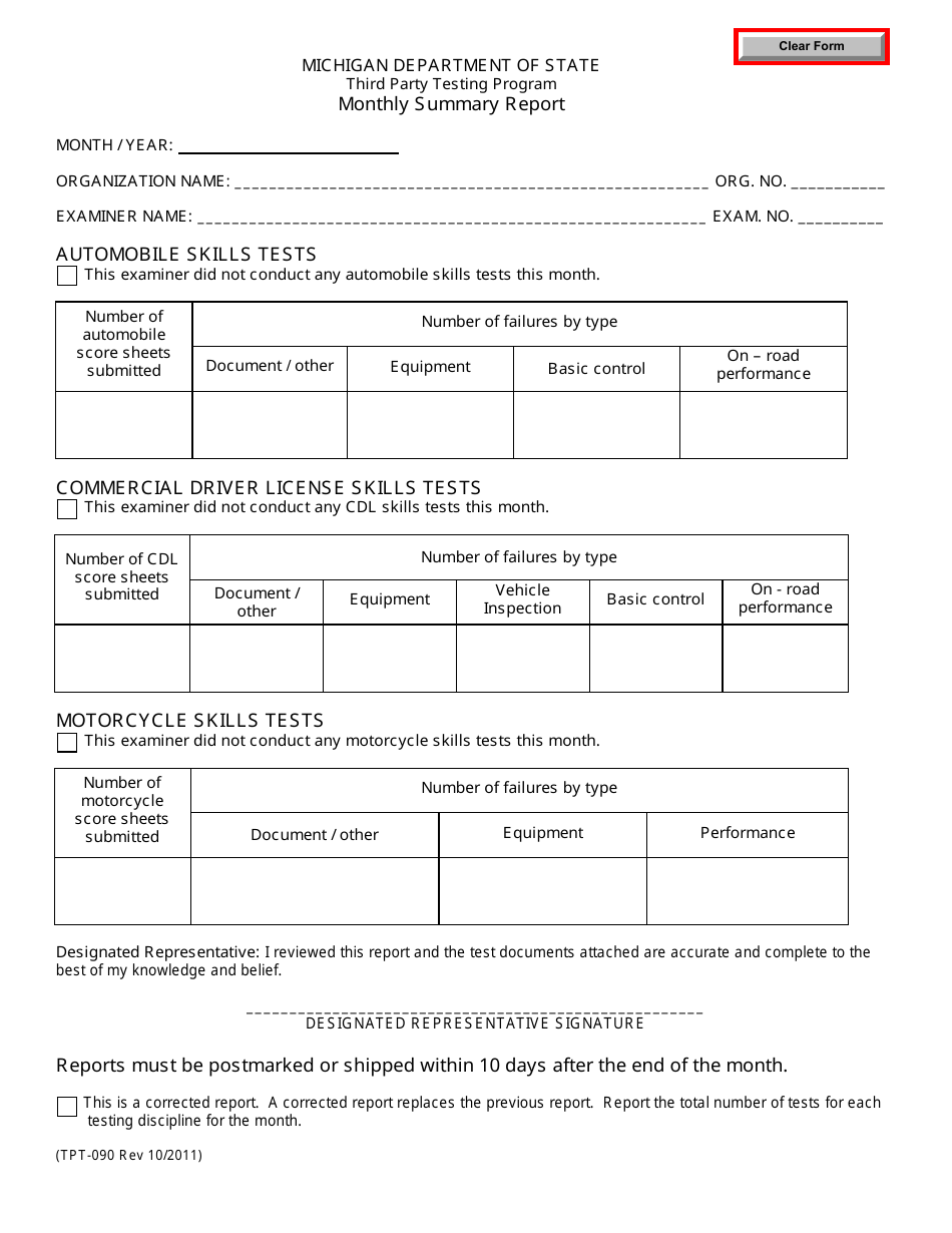 Form TPT-090 - Fill Out, Sign Online and Download Fillable PDF ...