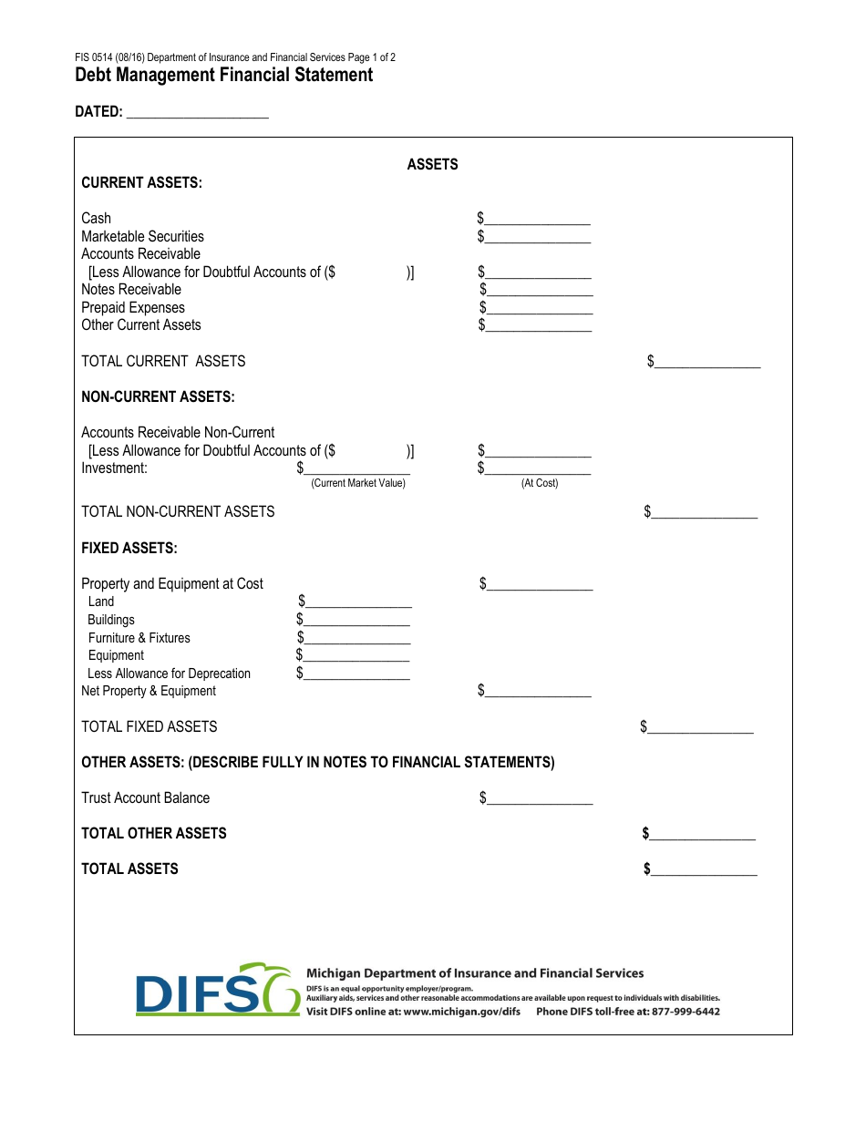 Form FIS0514 - Fill Out, Sign Online and Download Fillable PDF ...