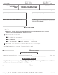 Form CC79 Download Fillable PDF or Fill Online Claim of Appeal on ...