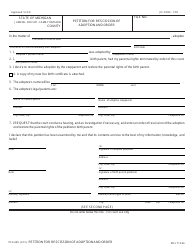 Form PCA349 - Fill Out, Sign Online and Download Fillable PDF, Michigan ...