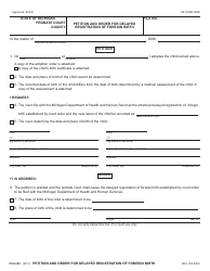 Form PCA350 Download Fillable PDF or Fill Online Petition and Order for ...