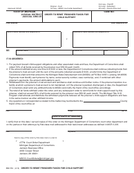 Form FOC112 - Fill Out, Sign Online and Download Fillable PDF, Michigan ...