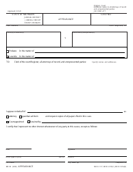 Form MC02 Download Fillable PDF or Fill Online Appearance Michigan ...