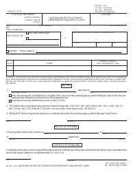 Form MC235 Download Fillable PDF or Fill Online Motion for Destruction ...