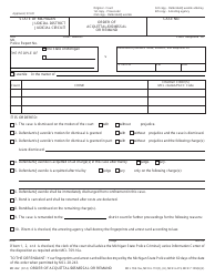 Form MC09 Download Fillable PDF or Fill Online Dismissal, Michigan | Templateroller