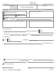 Form MC309 - Fill Out, Sign Online and Download Fillable PDF, Michigan ...