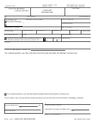 Form DC225 - Fill Out, Sign Online and Download Fillable PDF, Michigan ...