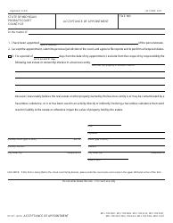 Form PC571 Download Fillable PDF or Fill Online Acceptance of ...