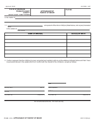 Form MC02 Download Fillable PDF or Fill Online Appearance, Michigan ...