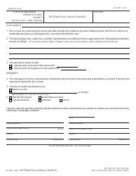Form PC585A Download Fillable PDF or Fill Online Petition to Allow ...