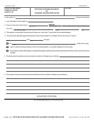 Form PC550 Download Fillable PDF or Fill Online Order Establishing ...