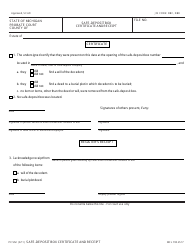 Michigan Supplemental Filing Receipt - Fill Out, Sign Online and ...