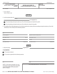 Form DC41 Download Fillable PDF or Fill Online Motion and Order to ...