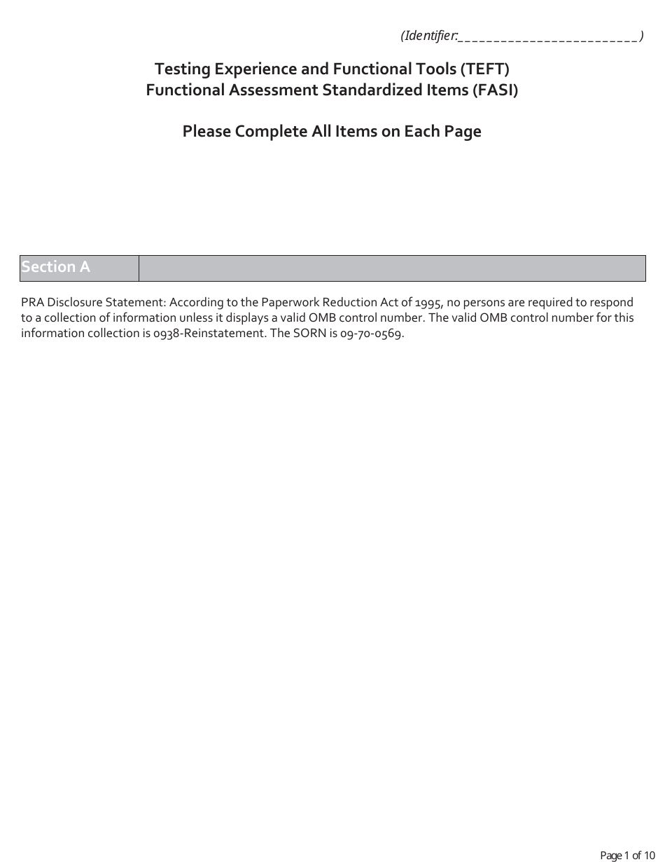 Minnesota Testing Experience and Functional Tools (Teft) Functional ...