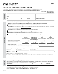 Form PDR-1T - Fill Out, Sign Online and Download Fillable PDF, Minnesota | Templateroller