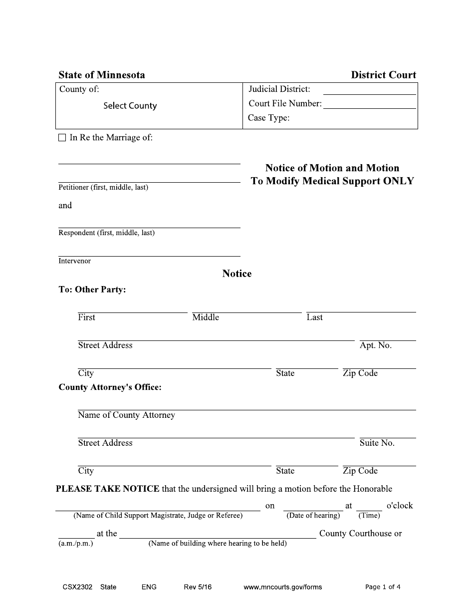 Form CSX2302 - Fill Out, Sign Online and Download Fillable PDF ...