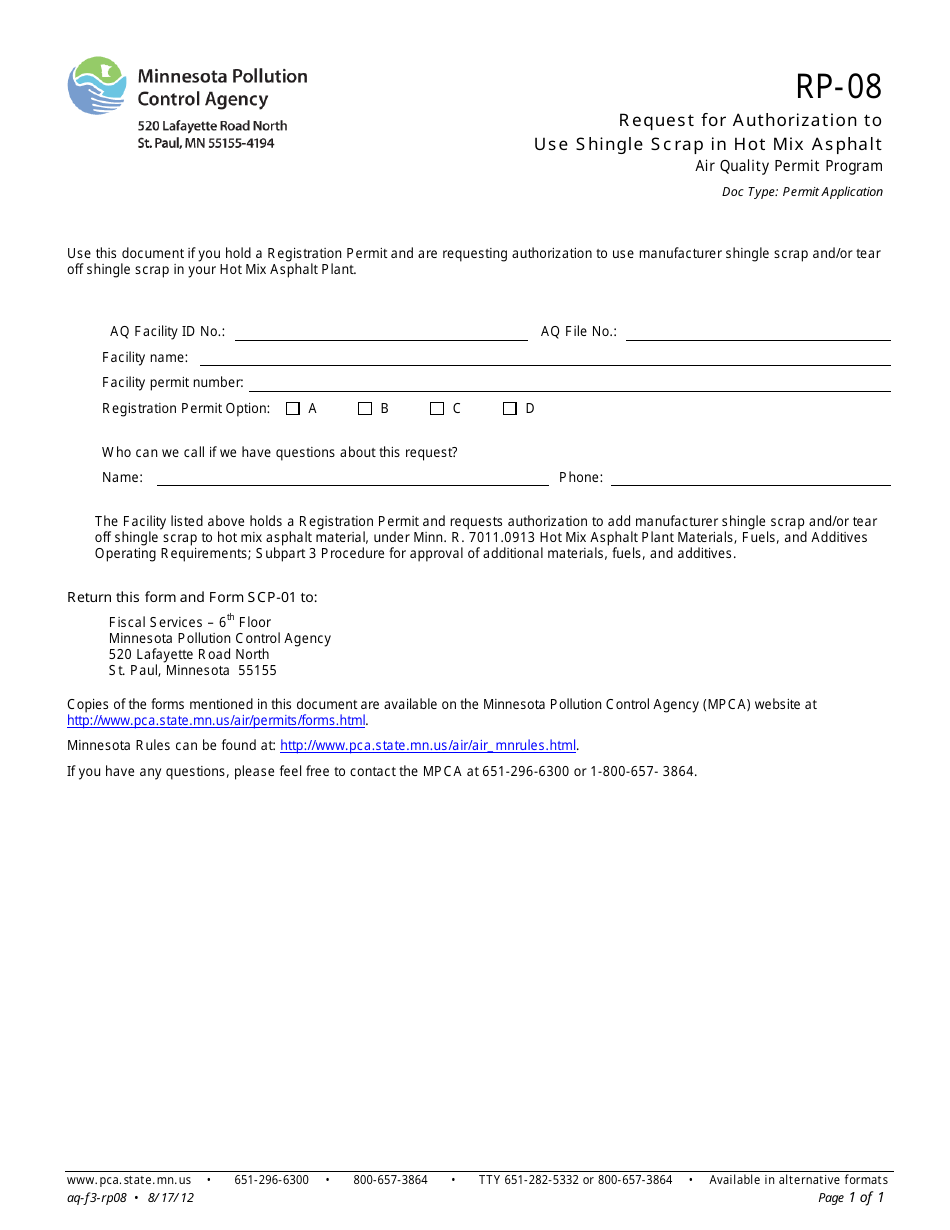 Form RP-08 - Fill Out, Sign Online and Download Printable PDF ...