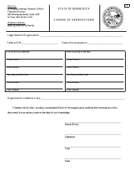Form C4 Download Fillable PDF or Fill Online Change of Address Form ...