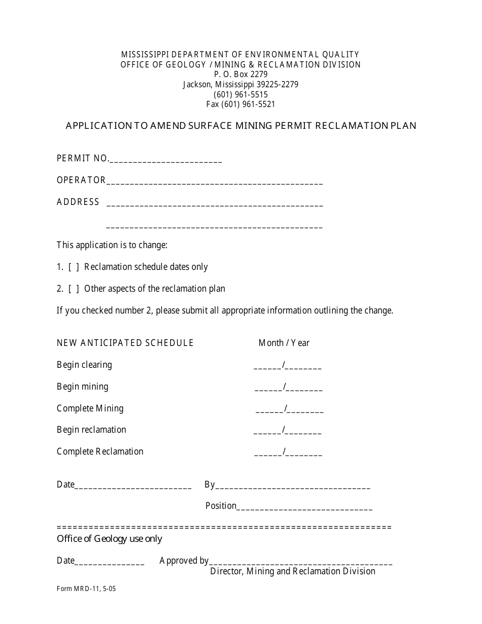 Form MRD-11 - Fill Out, Sign Online and Download Printable PDF ...