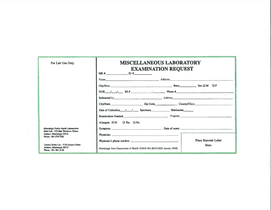 Form 402 - Fill Out, Sign Online and Download Printable PDF ...