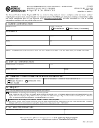 Form MP-6 Download Fillable PDF or Fill Online Request for Service ...