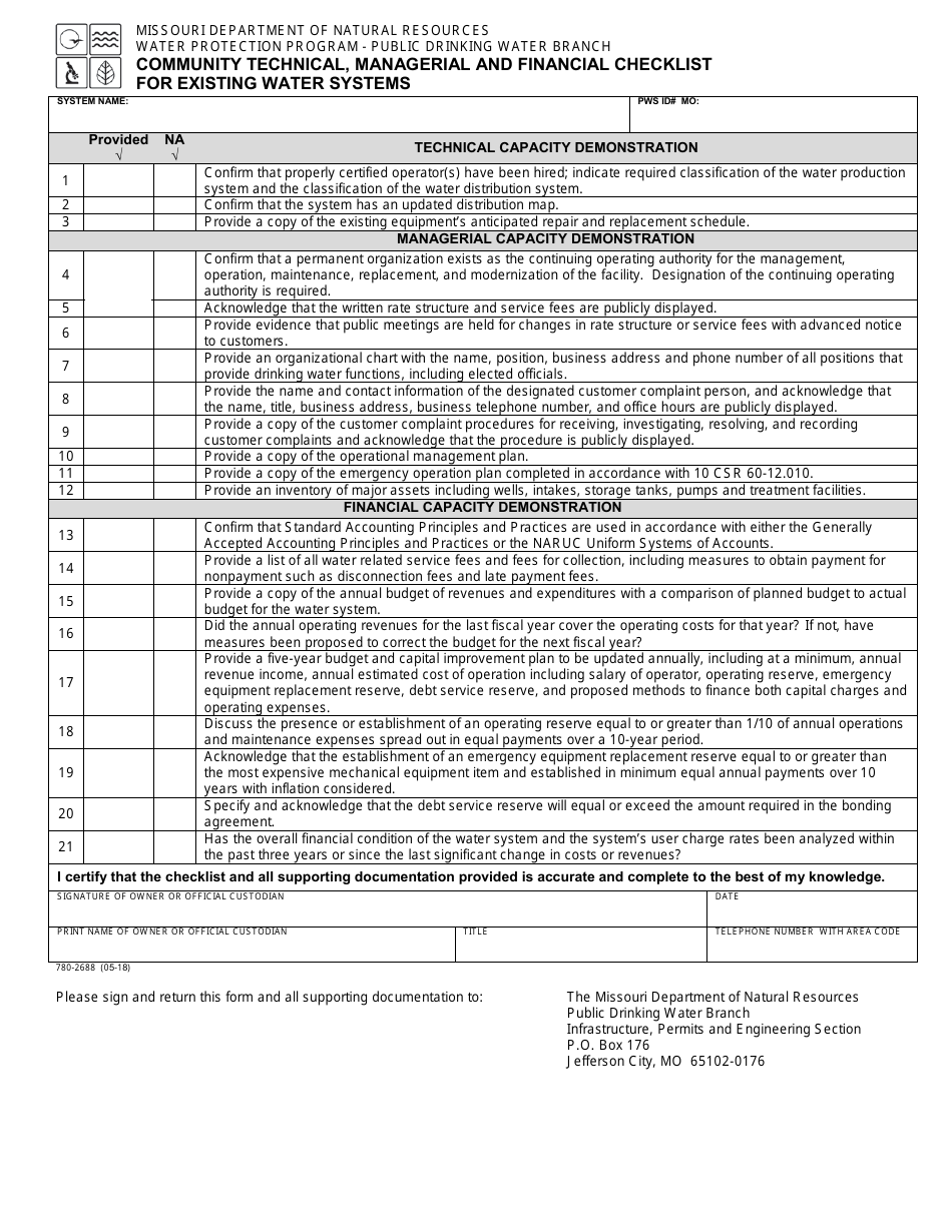 Form 780-2688 - Fill Out, Sign Online and Download Fillable PDF ...
