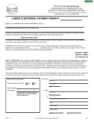 Payment Bond Form Download Printable PDF | Templateroller